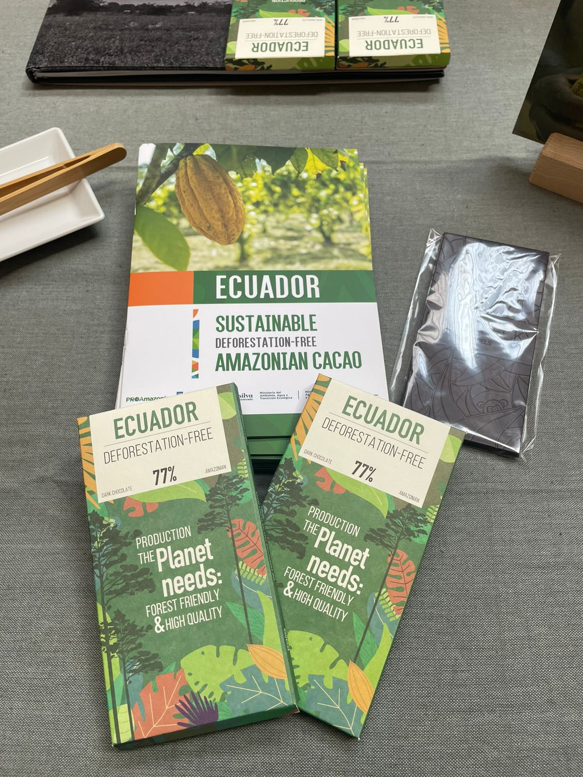 Ecuador ofertó cacao sostenible y libre de deforestación en la feria ...